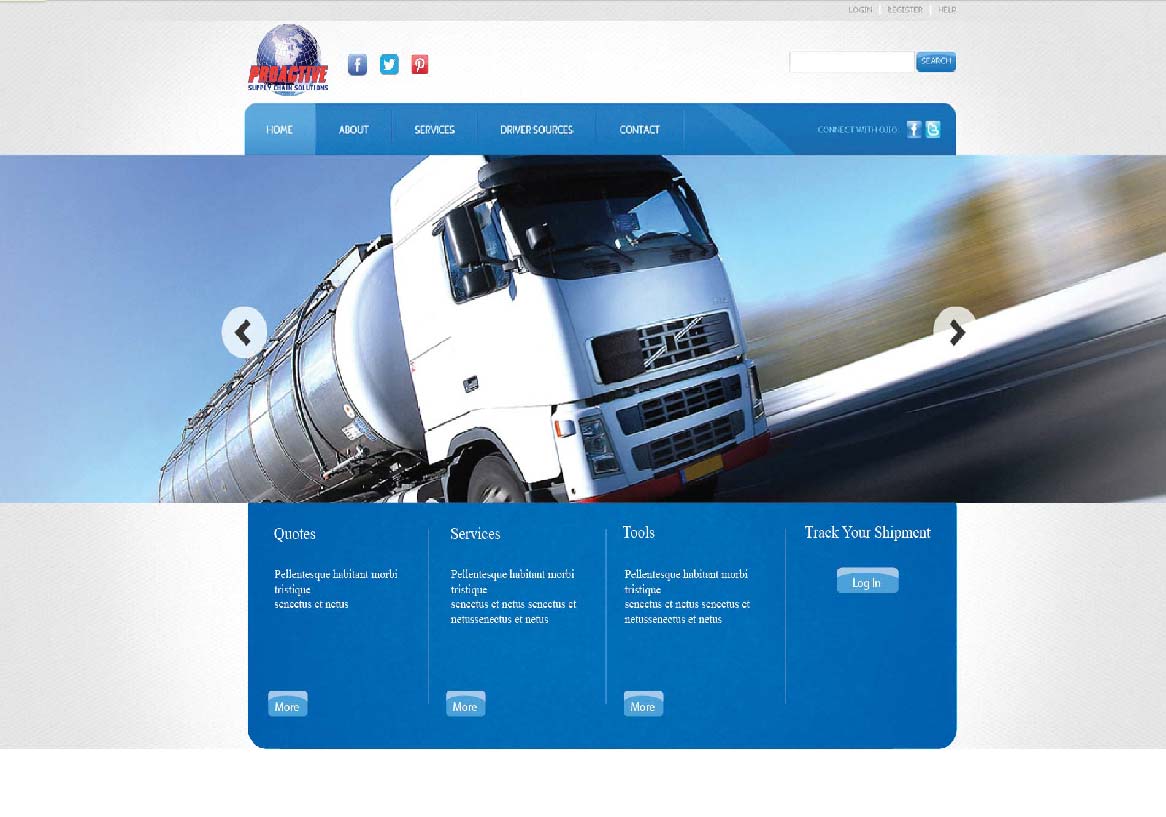 Proactive Website | Design Folios