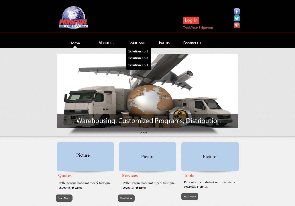 Proactive Website | Design Folios